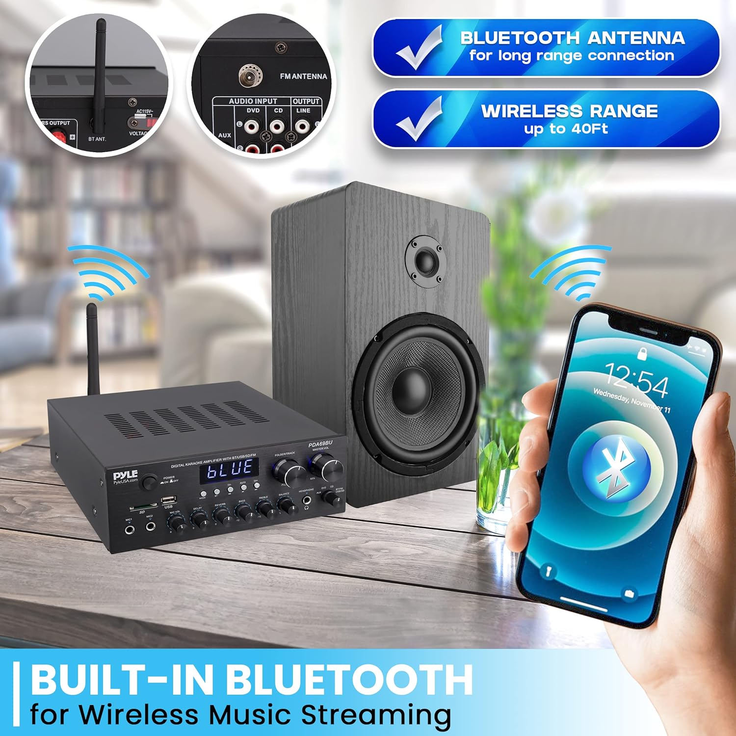 Pros and Cons of Owning the Pyle PDA69BU Bluetooth Home Audio Amplifier ...